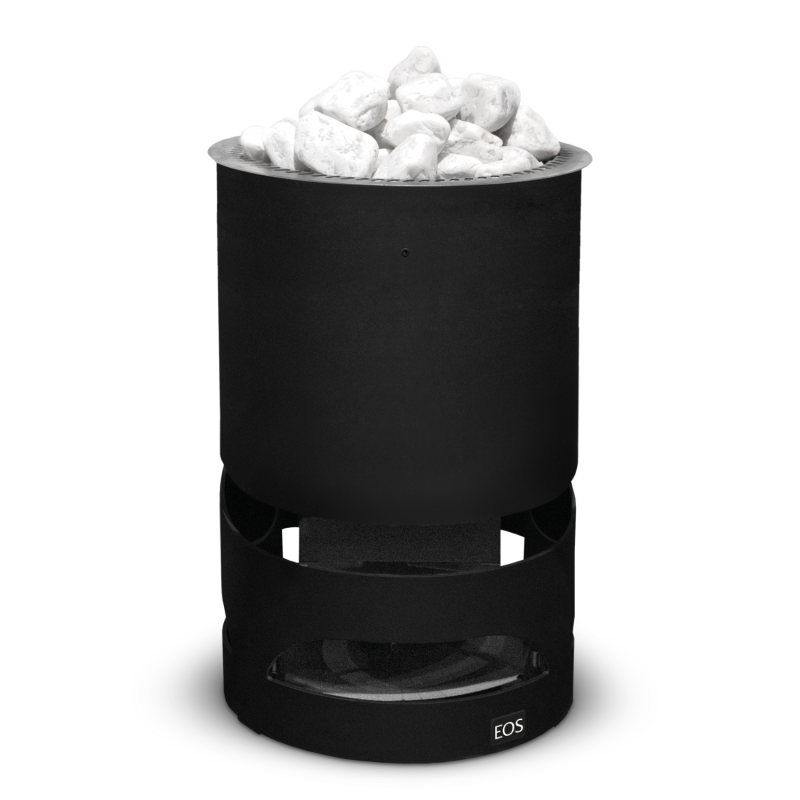 Elektrinė pirties krosnelė EOS ZEUS SL BLACK 9,0 kW EmoTec D
