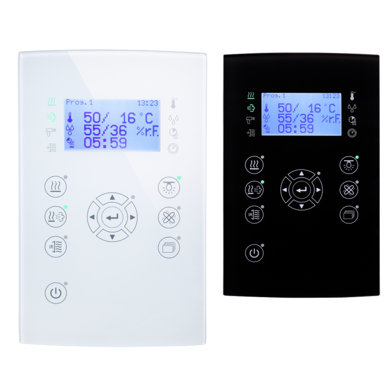 Pirties krosnelės valdymo pultas FASEL FCU4000 DESIGN GLASS 9,0 kW 4000 ...